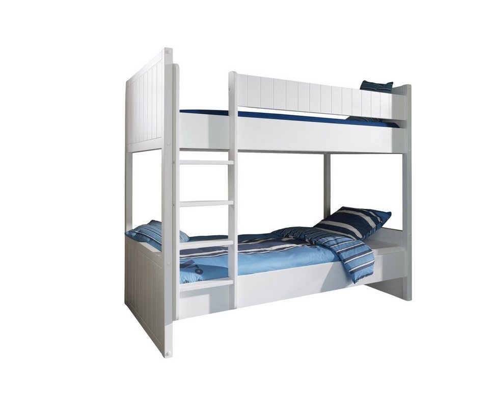 Möbelando Etagenbett Robin Aus Mdf In Weiß Abmessungen Bxhxt