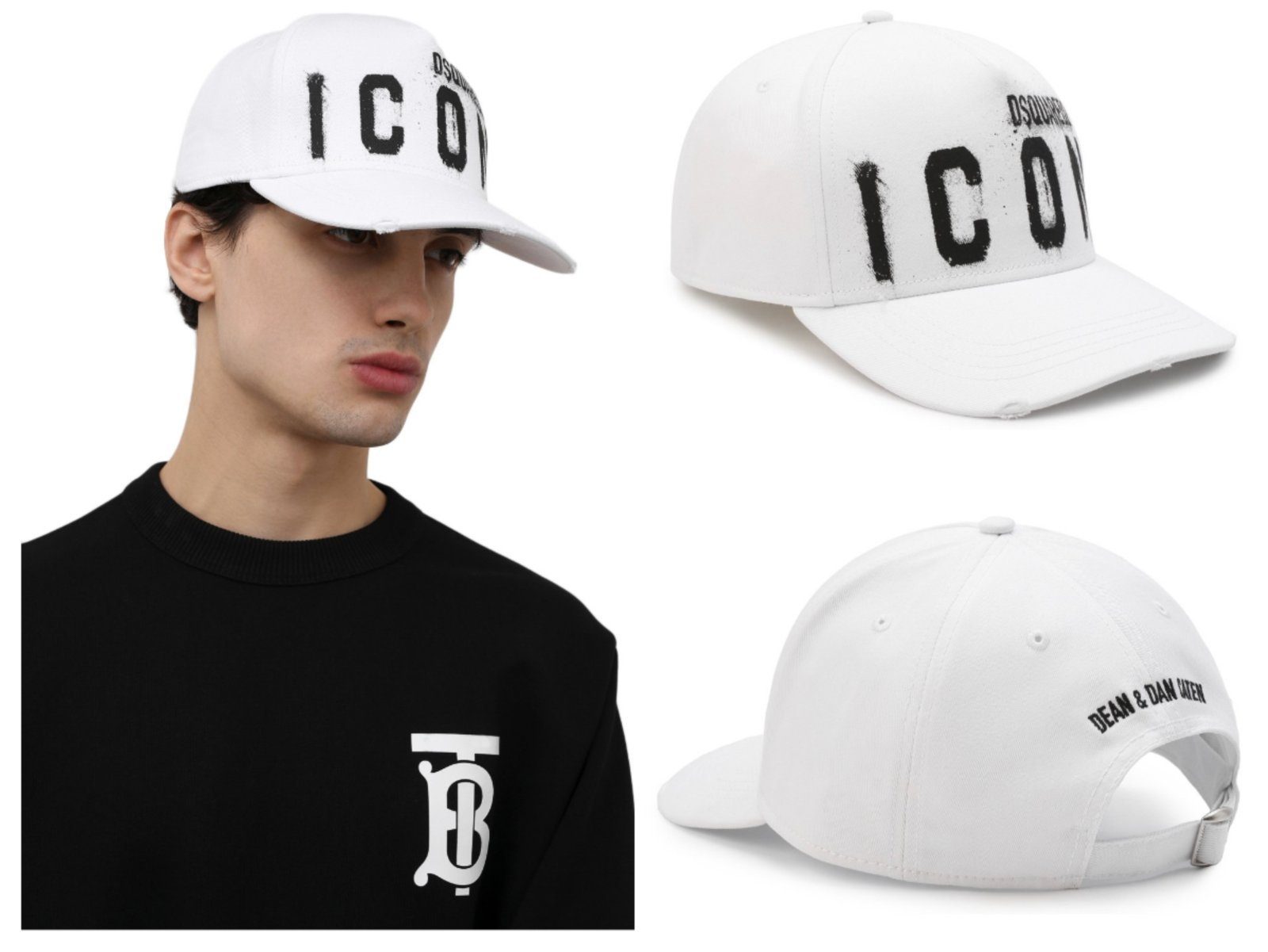 Dsquared2 Baseball Cap Dsquared2-Cap-283-Weiss