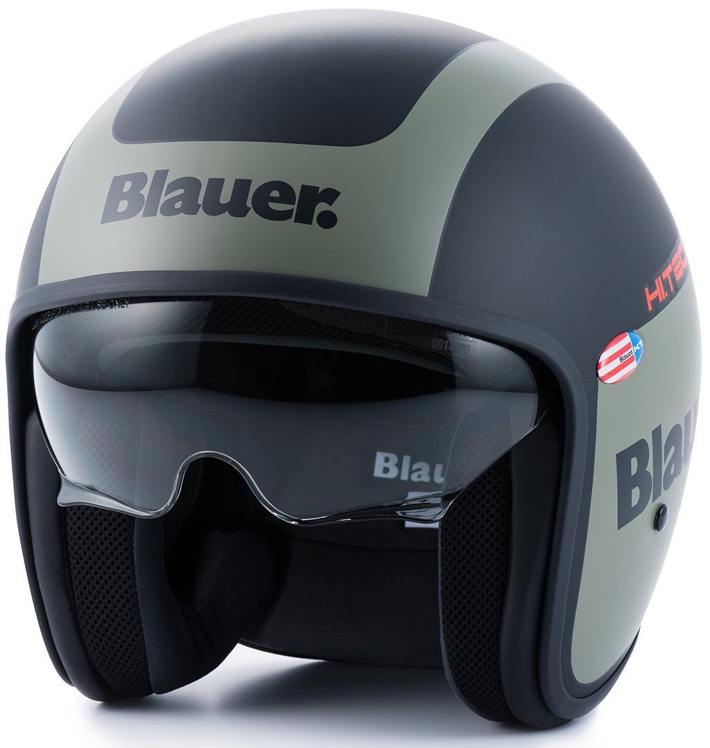Blauer Motorradhelm Pilot 1.1 Graphic G Jethelm