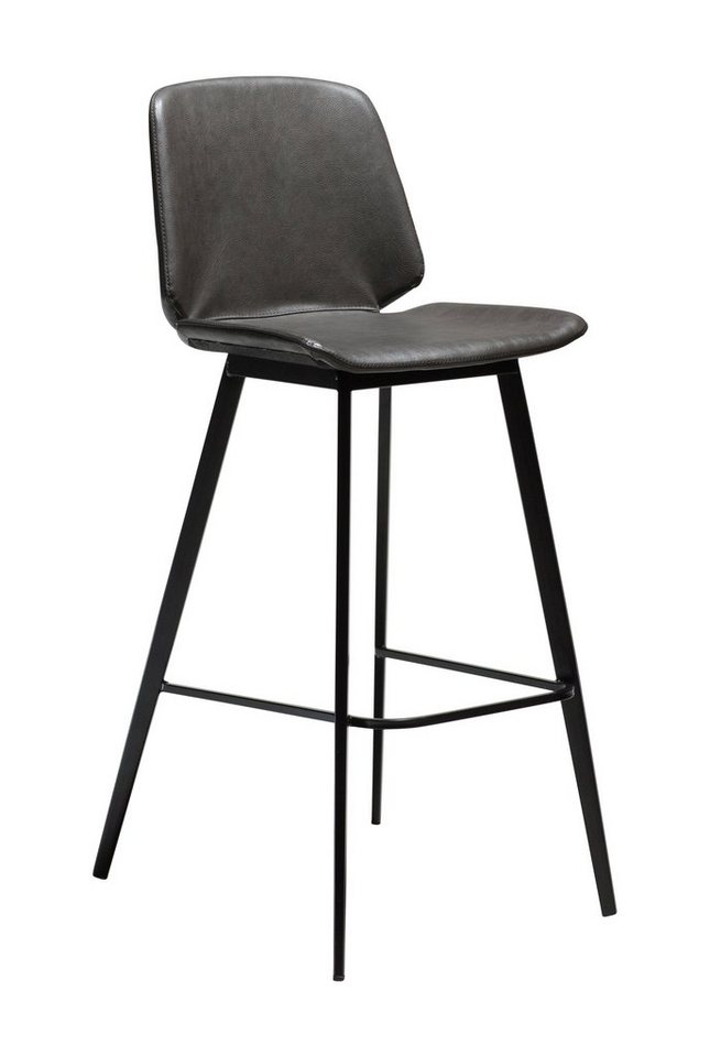Ebuy24 Barhocker 2er Set Danform Swing Barhocker Vintage Grau Pu K