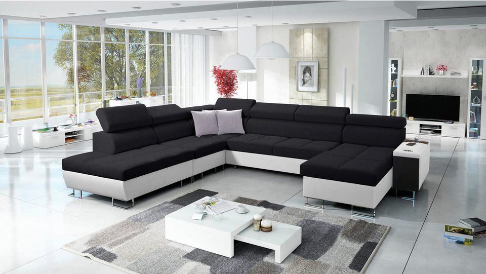 Kaiser Möbel Ecksofa Großer Multifunktionaler Eckschrank Morena X