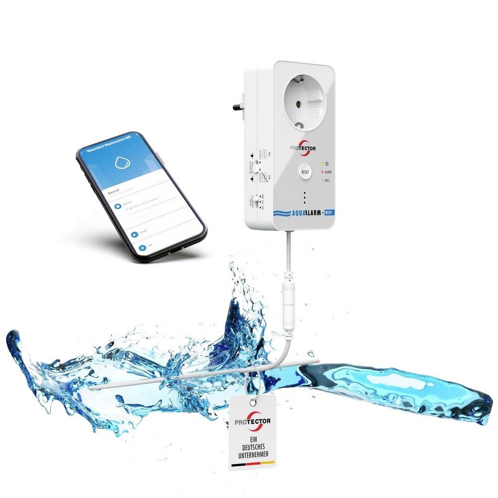 Protector WA-2 Wassermelder mit WIFI-Alarmweiterleitung mit App ...