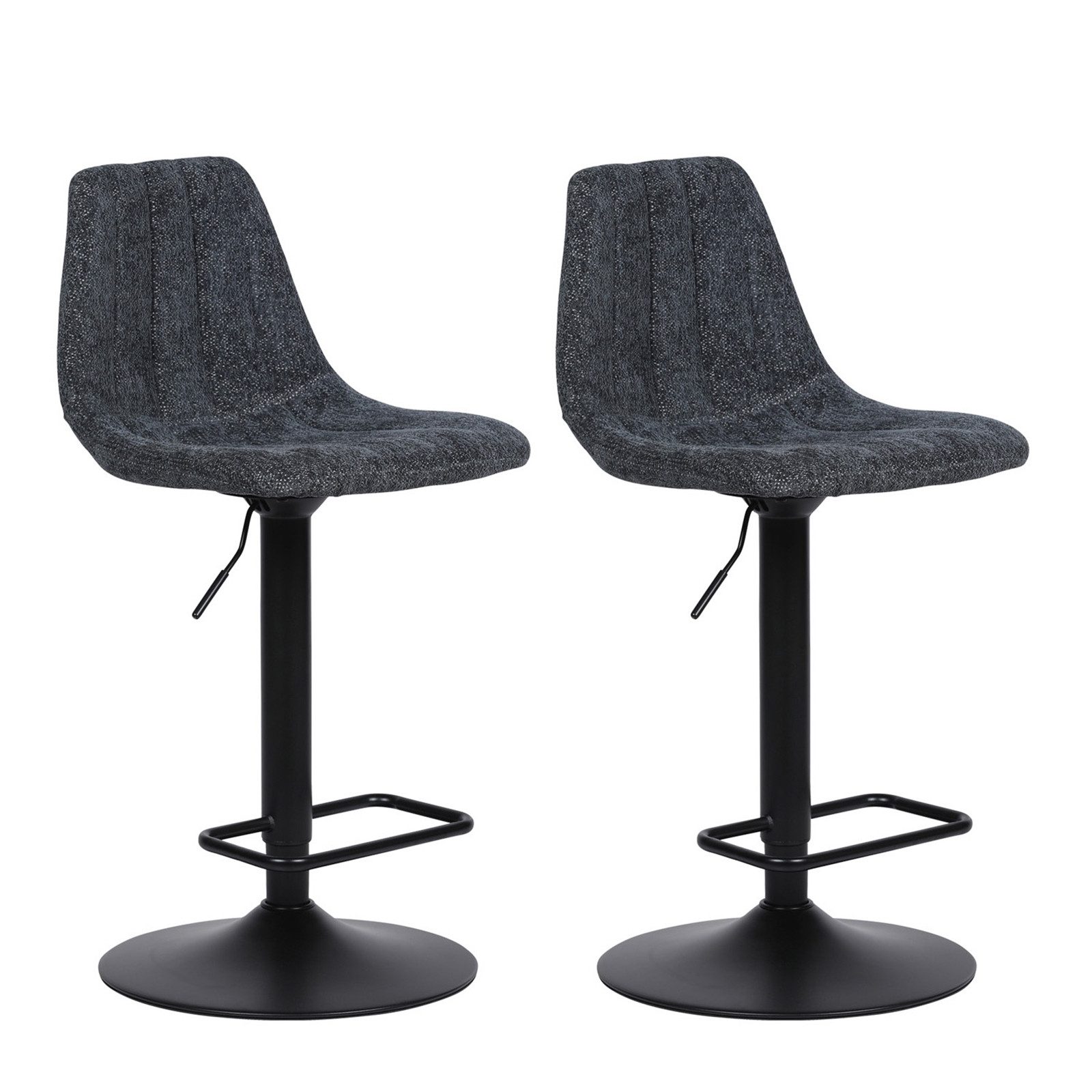 Hti Living Barhocker Barstuhl Kessie 2er Set Grau Set 2 St 2