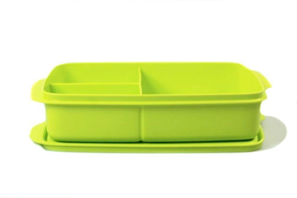 Tupperware Lunchbox Lunchbox 1 L Limette Mit Trennwand SpÜltuch