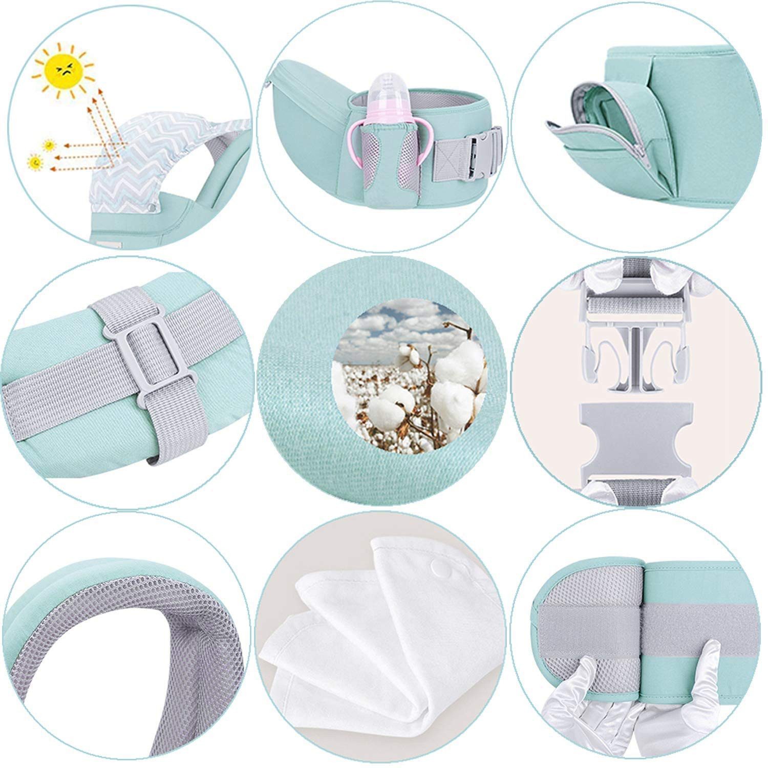 Comfy Mate Babytrage Babytrage, Tragetuch Baby Neugeboren ab Geburt ...