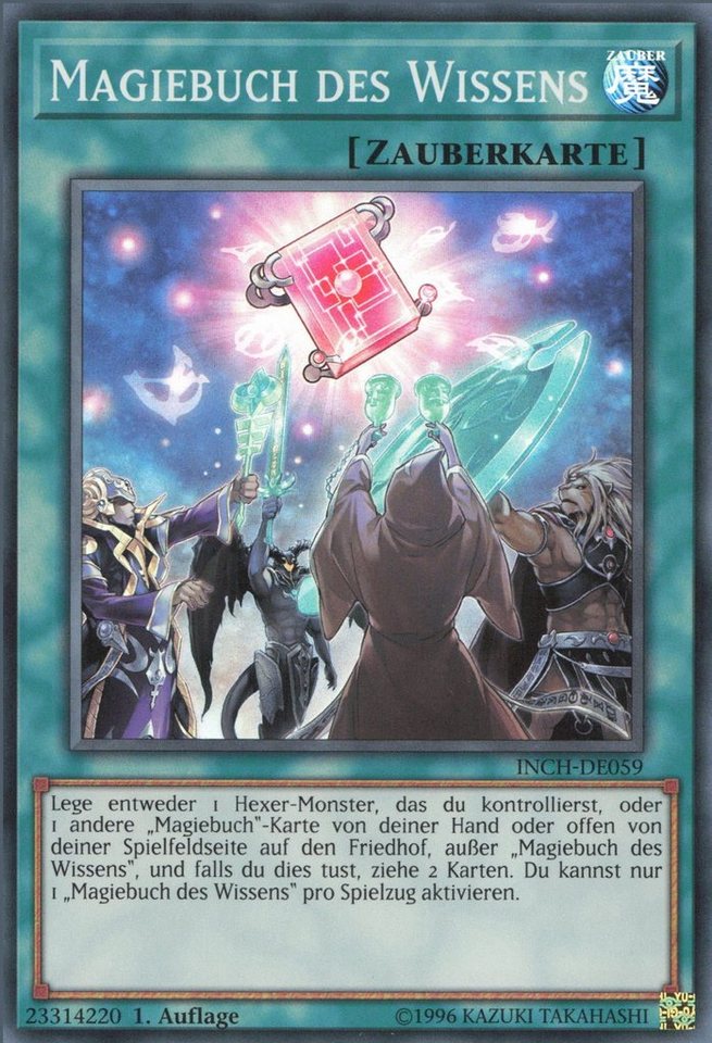 Recollectibles Sammelkarte Yugioh Karte Magiebuch Des Wissens Yu Gi Oh