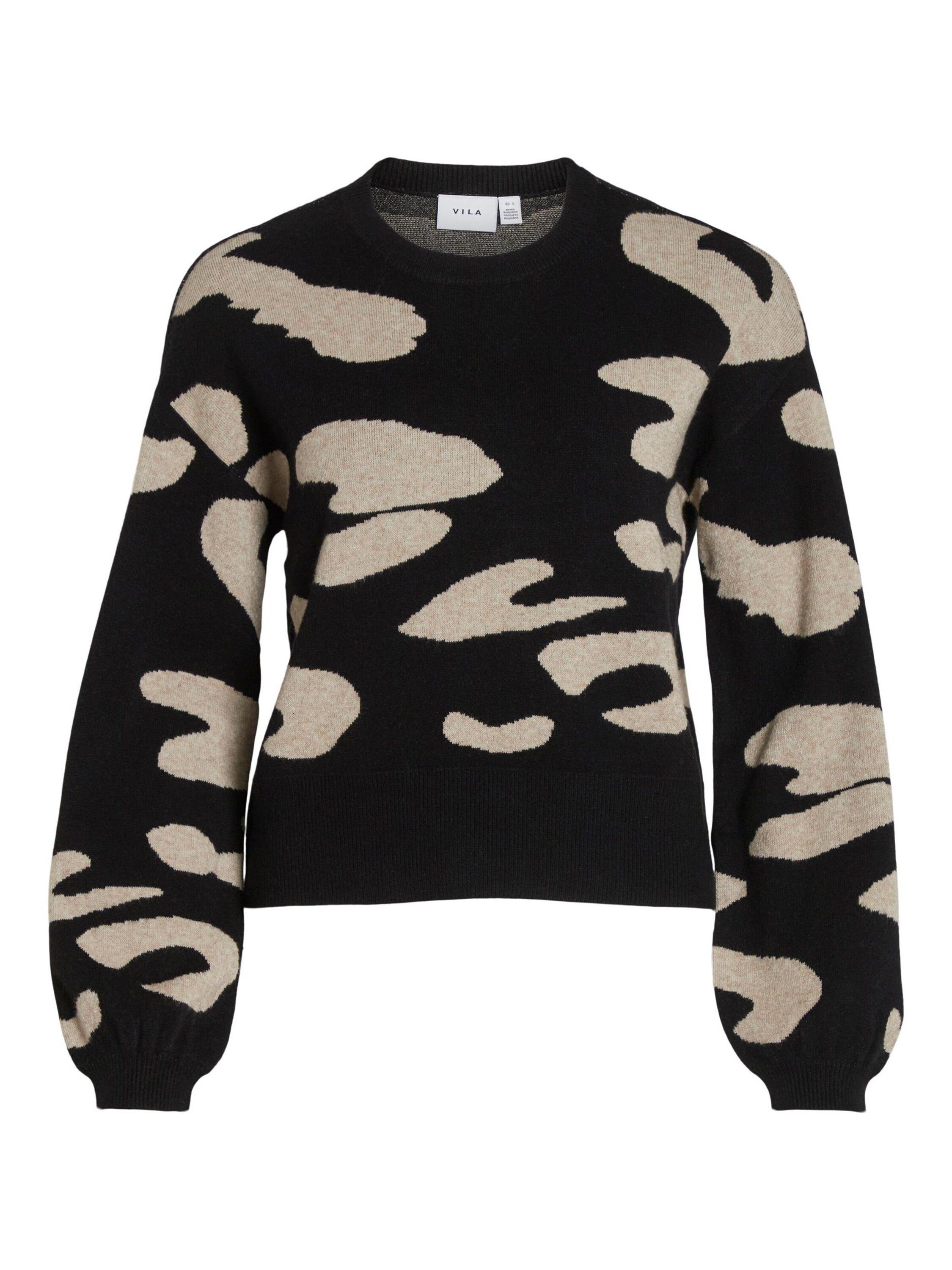 Vila Strickpullover Ril 1 Tlg Plainohne Details