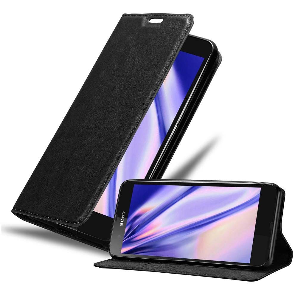 Cadorabo Handyhülle Book Invis Magnet Sony Xperia Z Klappbare Handy