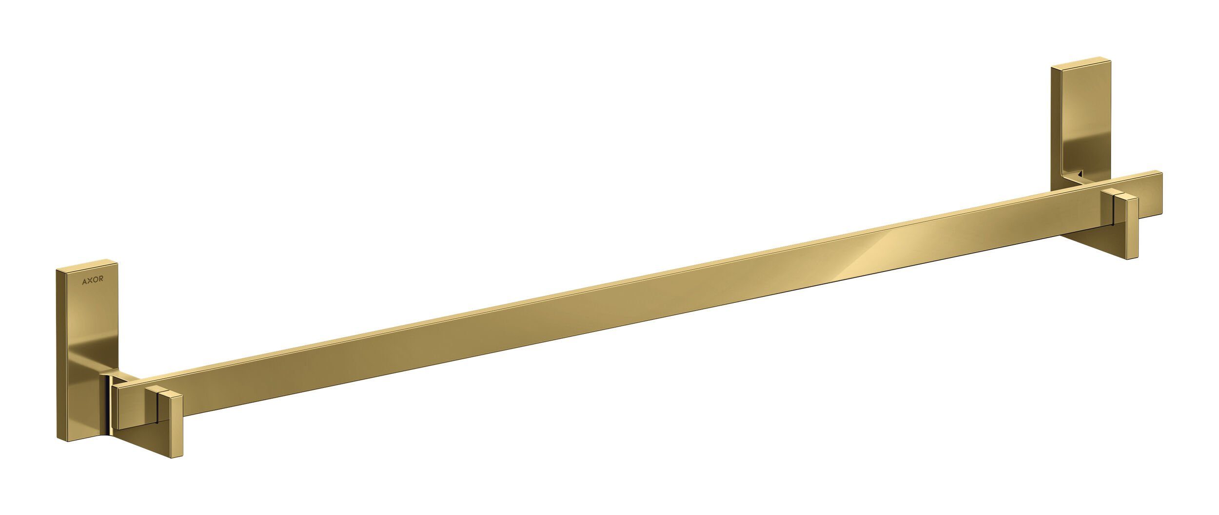 hansgrohe Handtuchhalter Axor Universal Rectangular, Badetuchhalter 800 mm - Polished Gold Optic