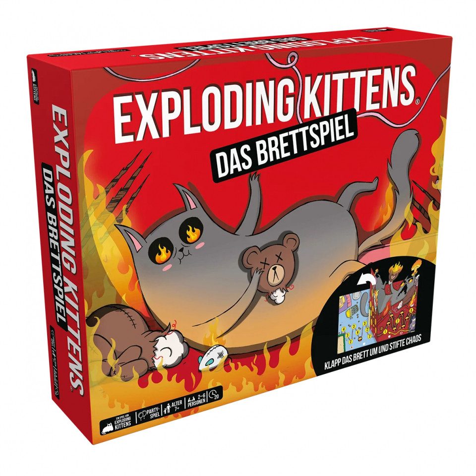 Exploding Kittens Spiel, Exploding Kittens - Das Brettspiel - deutsch, Game, Videospiel