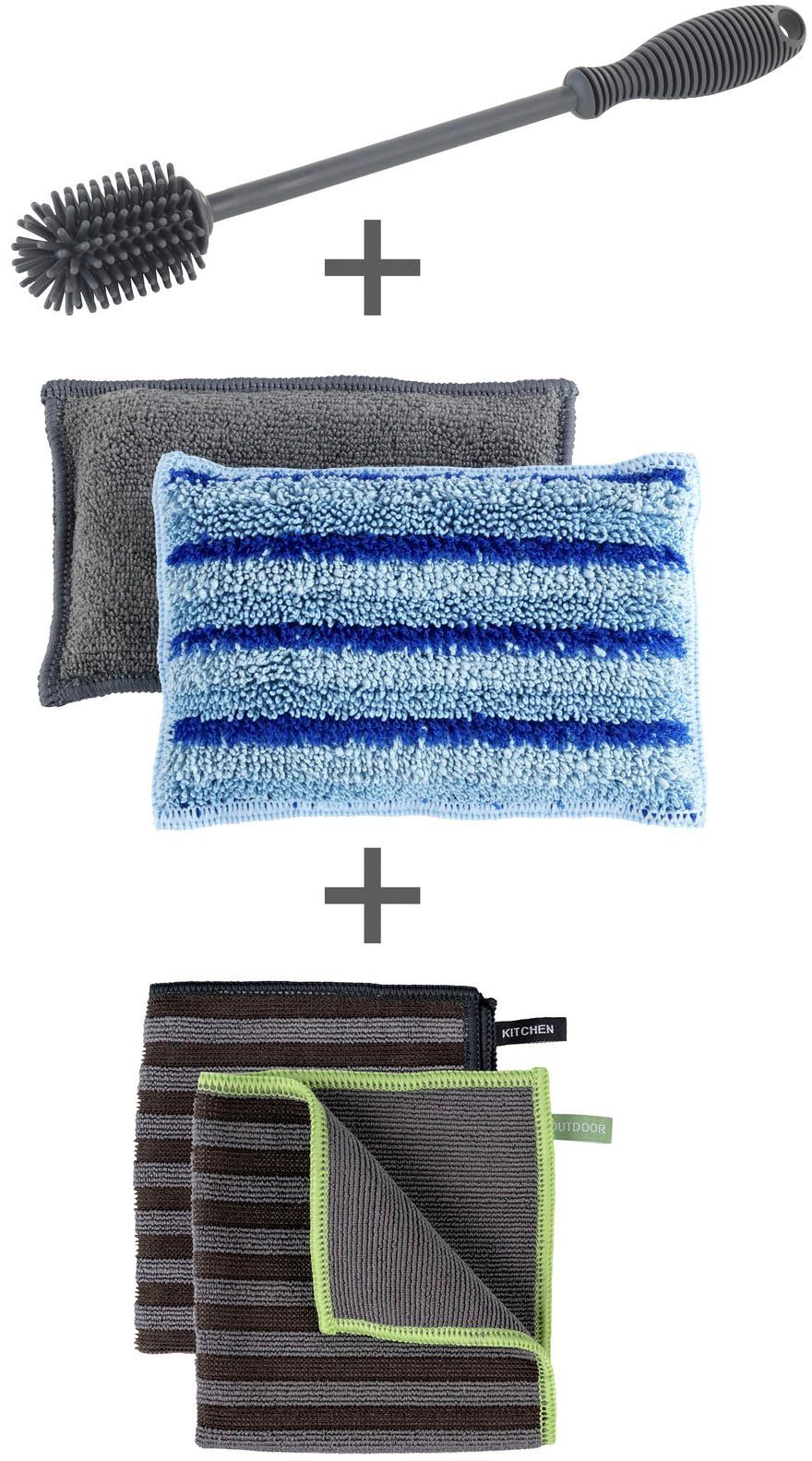 Wenko Universal Spül Set Reinigungstücher Mikrofaser Set 5 Tlg