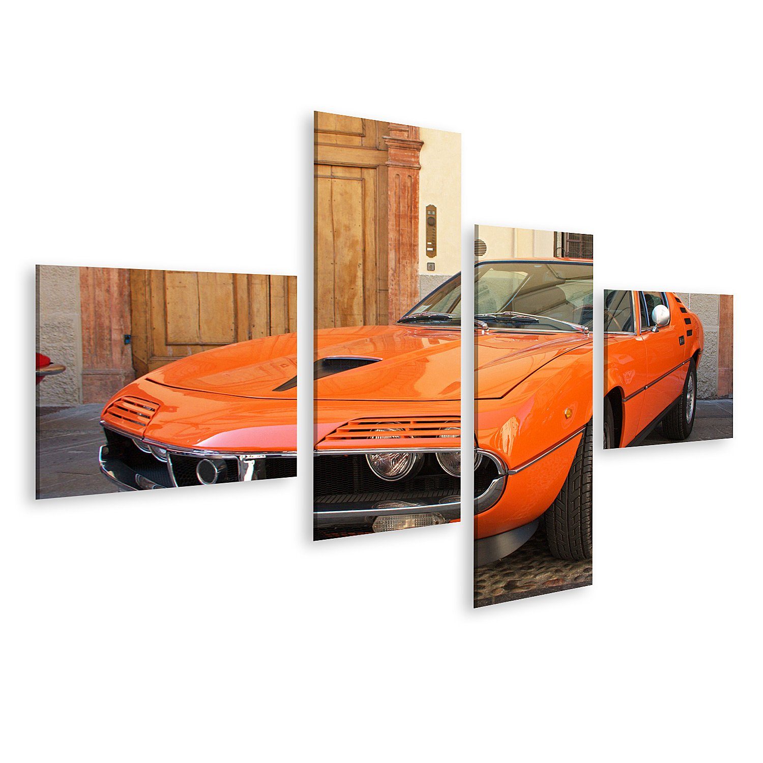 islandburner Leinwandbild Bild auf Leinwand Alfa Romeo Coupe Oldtimer Sportwagen Wandbild Poster ...