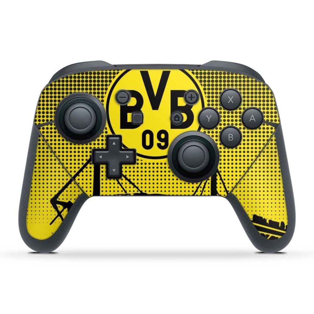 DeinDesign Handyhülle Stadion BVB Borussia Dortmund BVB Dots, Nintendo Switch Pro Controller ...
