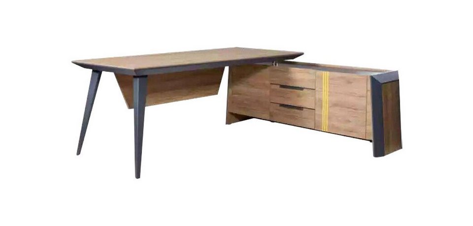 Jvmoebel Eckschreibtisch Holz Eckschreibtische Moderne Office Möbel