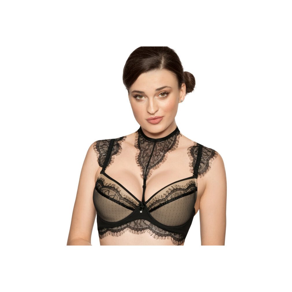 Róza Lingerie Ouvert-BH RZ Idrisa push-up bra black 85C, RZ Idrisa push-up bra black