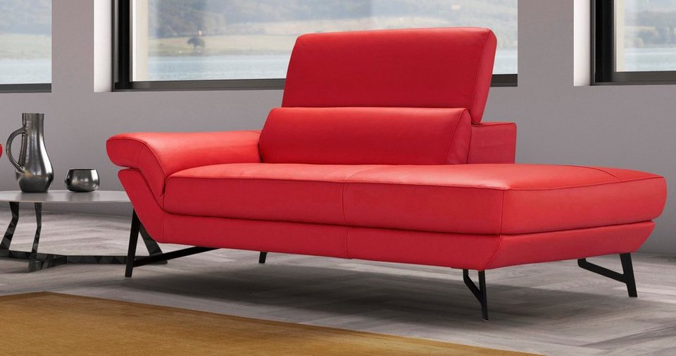 Egoitaliano Ottomane Narcisa Designsofa Mit Verstellbarer Kopfstütze