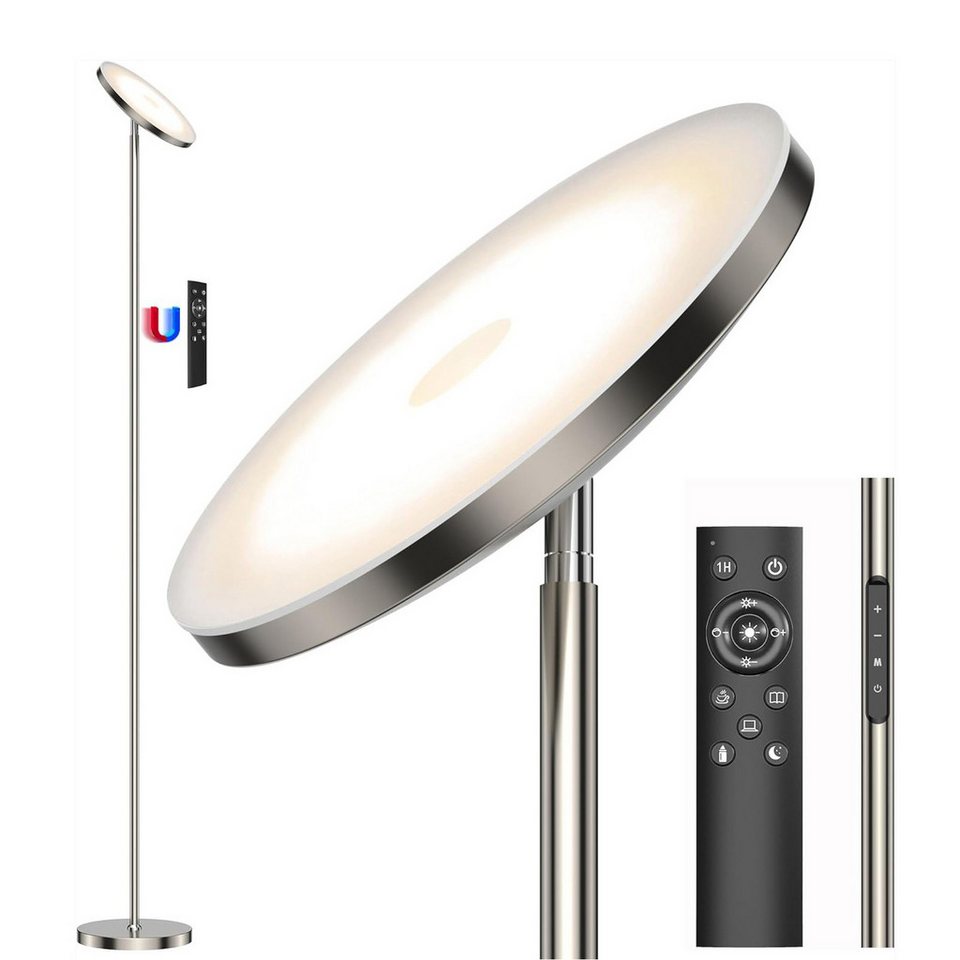 Anten Stehlampe 30w Led Stehleuchte Stehlampe Dimmbar Leseleuchte Rund