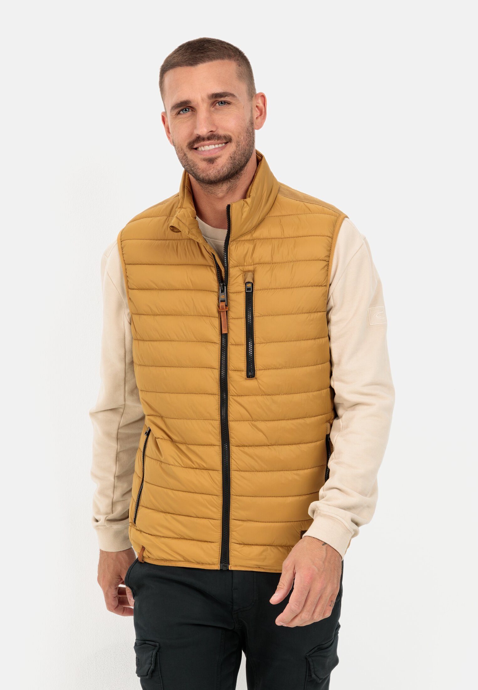 Camel Active Steppweste Aus 100 Recyceltem Polyamid Mit Stehkragen 1