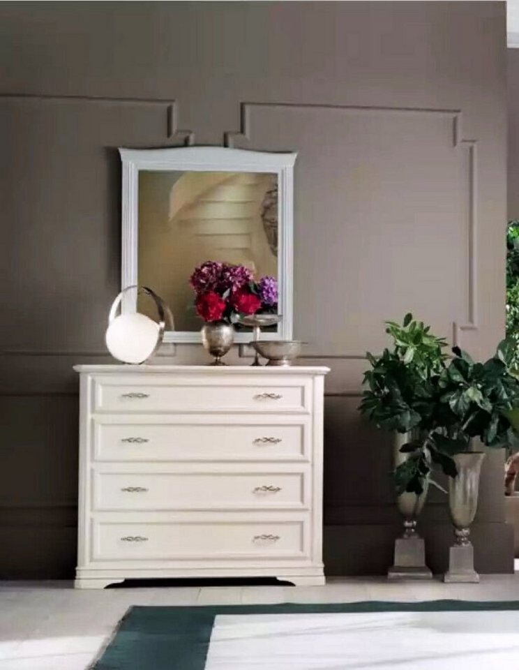 Jvmoebel Kommode Modern Kommode Mit Spiegel Holz Kommoden Möbel Beige 2