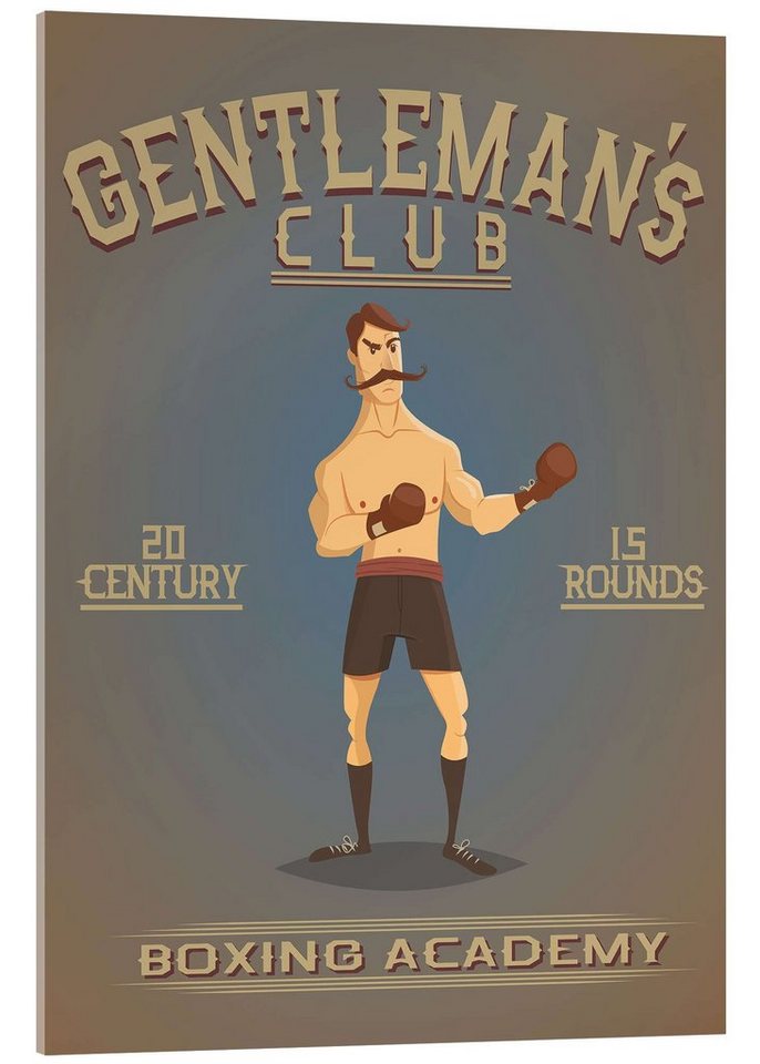 Posterlounge Acrylglasbild Editors Choice Boxing Academy Illustration