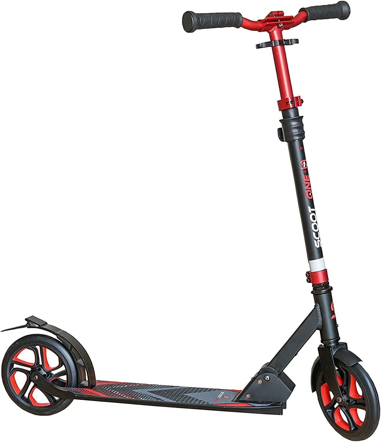 Scoot One Cityroller Höhenverstellbarer Tretroller S1, Kickroller 205mm ...