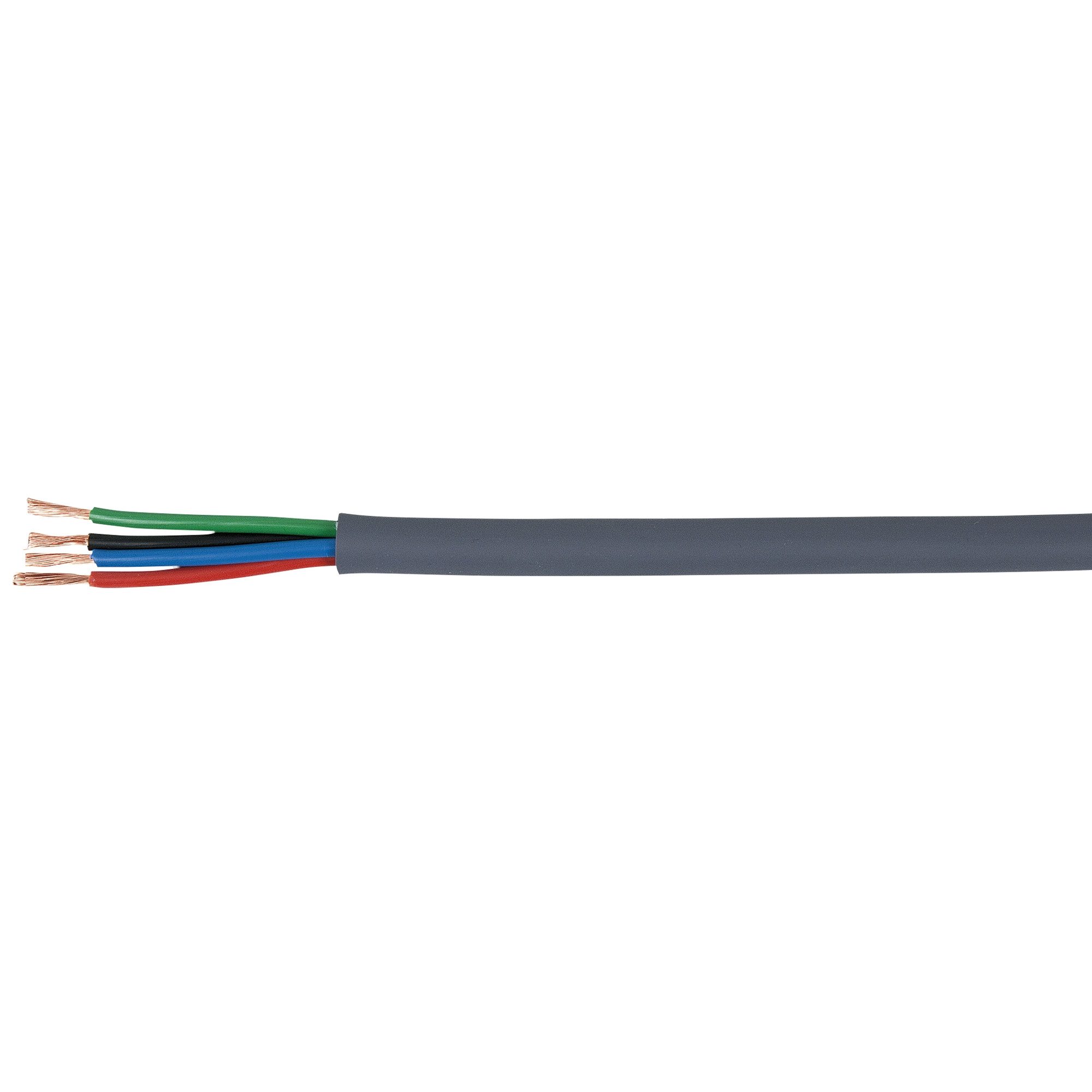 DAP LED Stripe DAP LED Control Cable RGB, Grey 100-m-Rolle, 1,5mm2