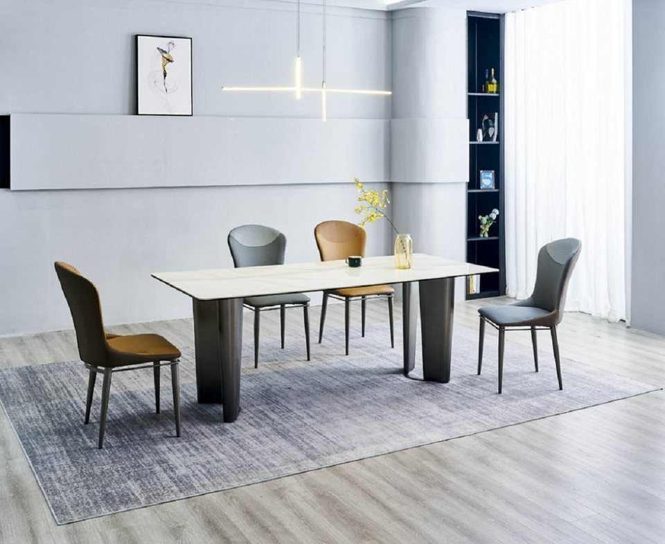 Jvmoebel Esszimmer Set Stilvolle Esszimmergarnitur Designer Esstisch 6x