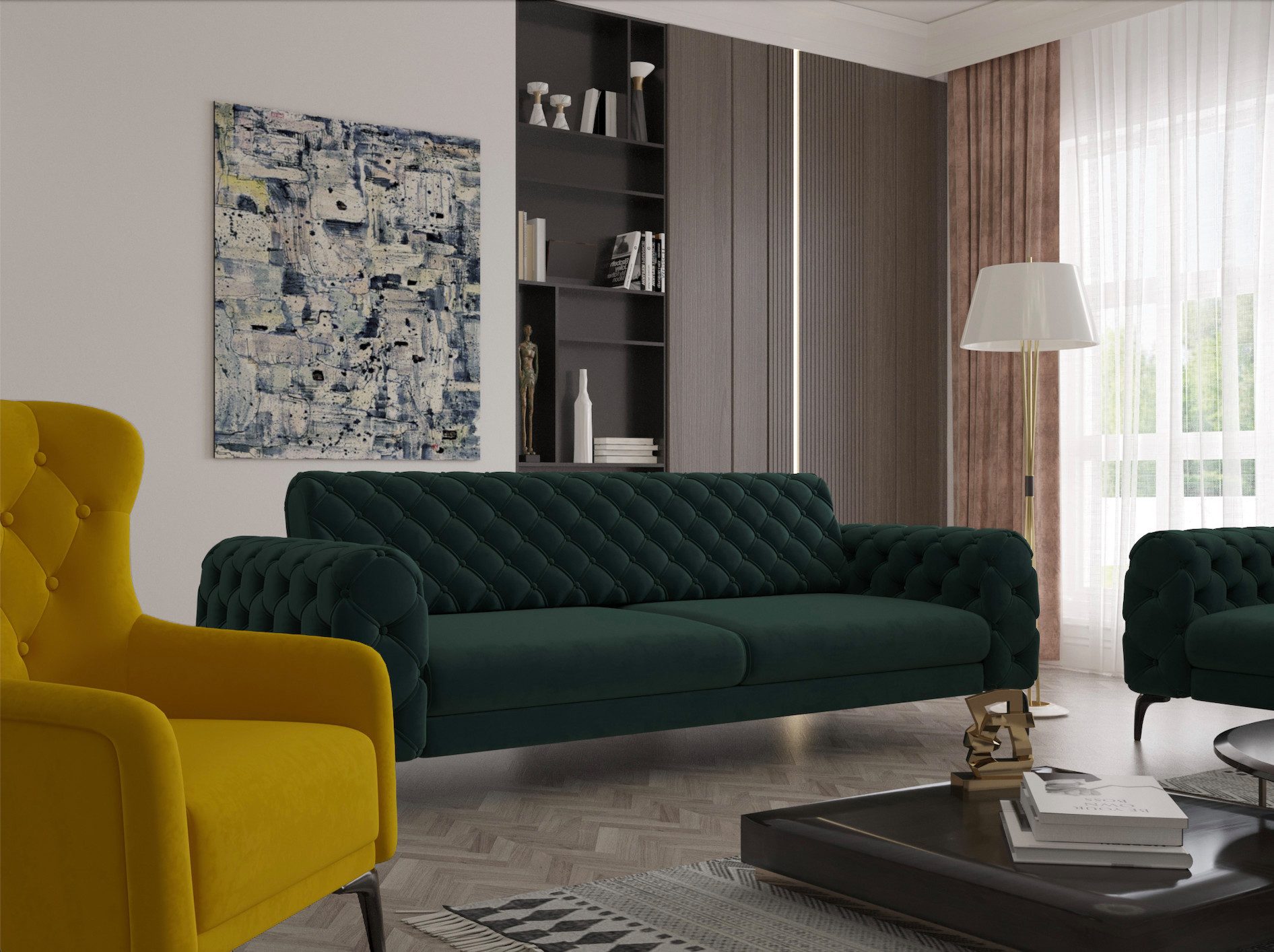 Mobeldreams Chesterfield Sofa Sofa Set Lina Bettfunktion Chesterfield Design Chesterfield Couch