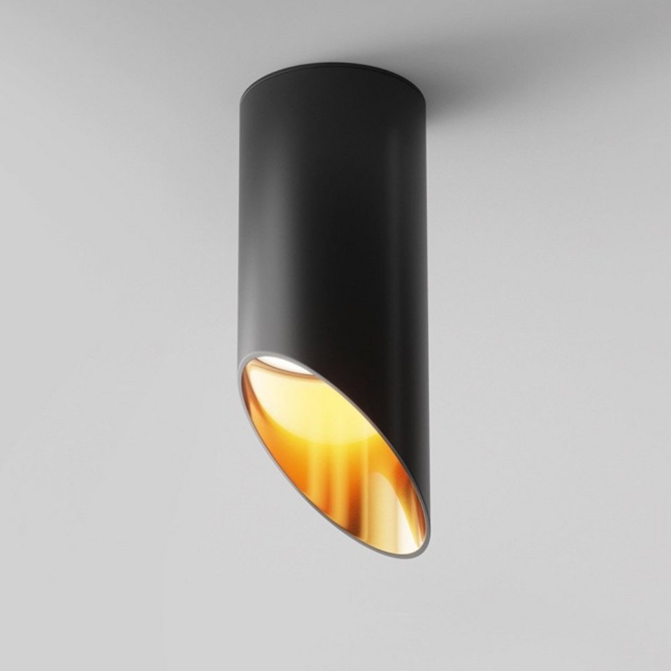 Click Licht Deckenspot Deckenaufbauleuchte Lipari In Schwarz Und Gold