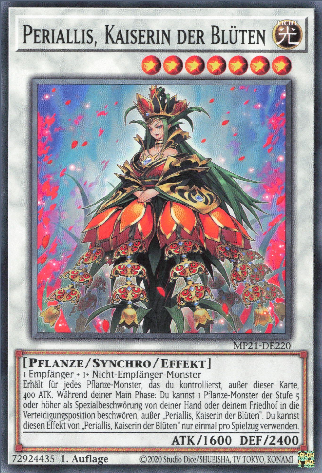 Recollectibles Sammelkarte Yugioh Karte Periallis Kaiserin Der Blüten