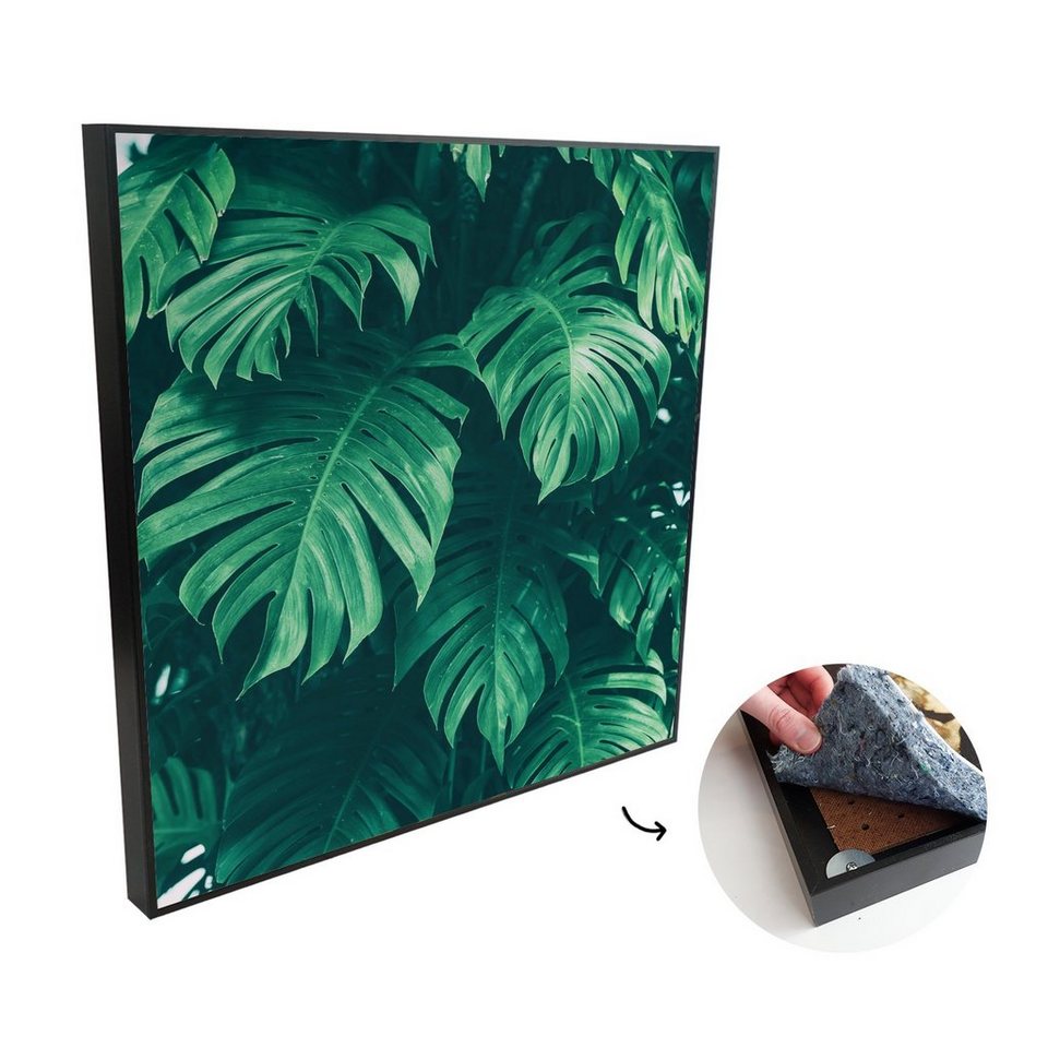 Muchowow Akustikplatte Monstera Blätter Pflanzen Dschungel