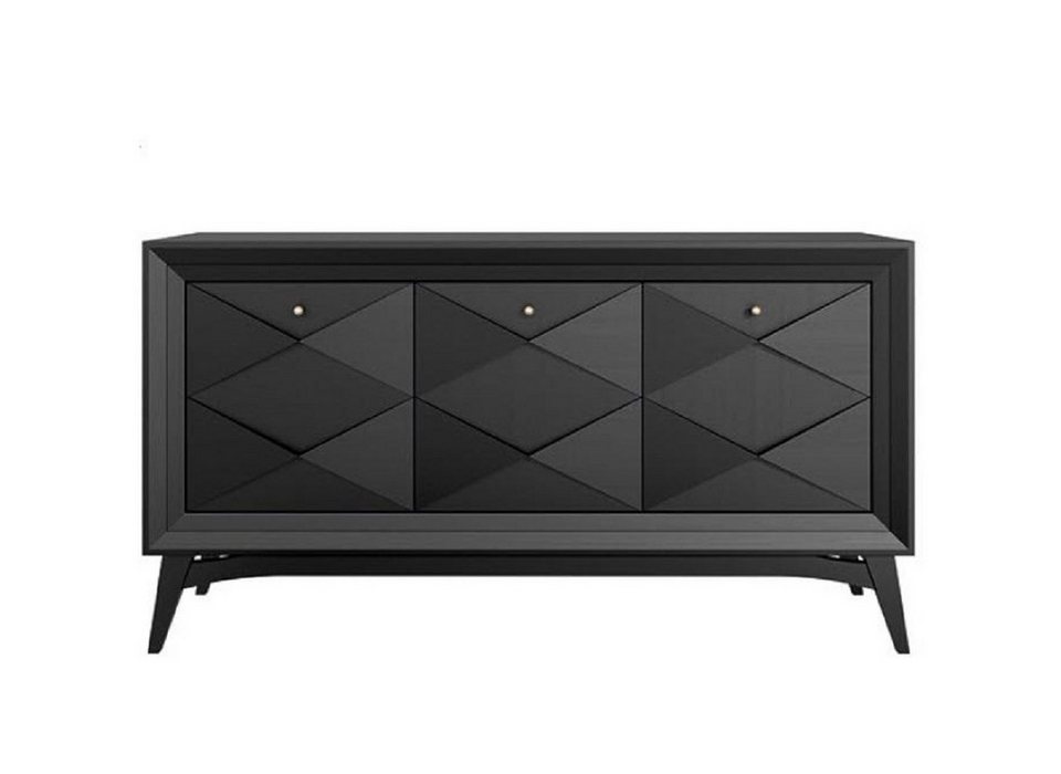 Xlmoebel Kommode Luxus Kommode Schrank Sideboard Grau Klassischе