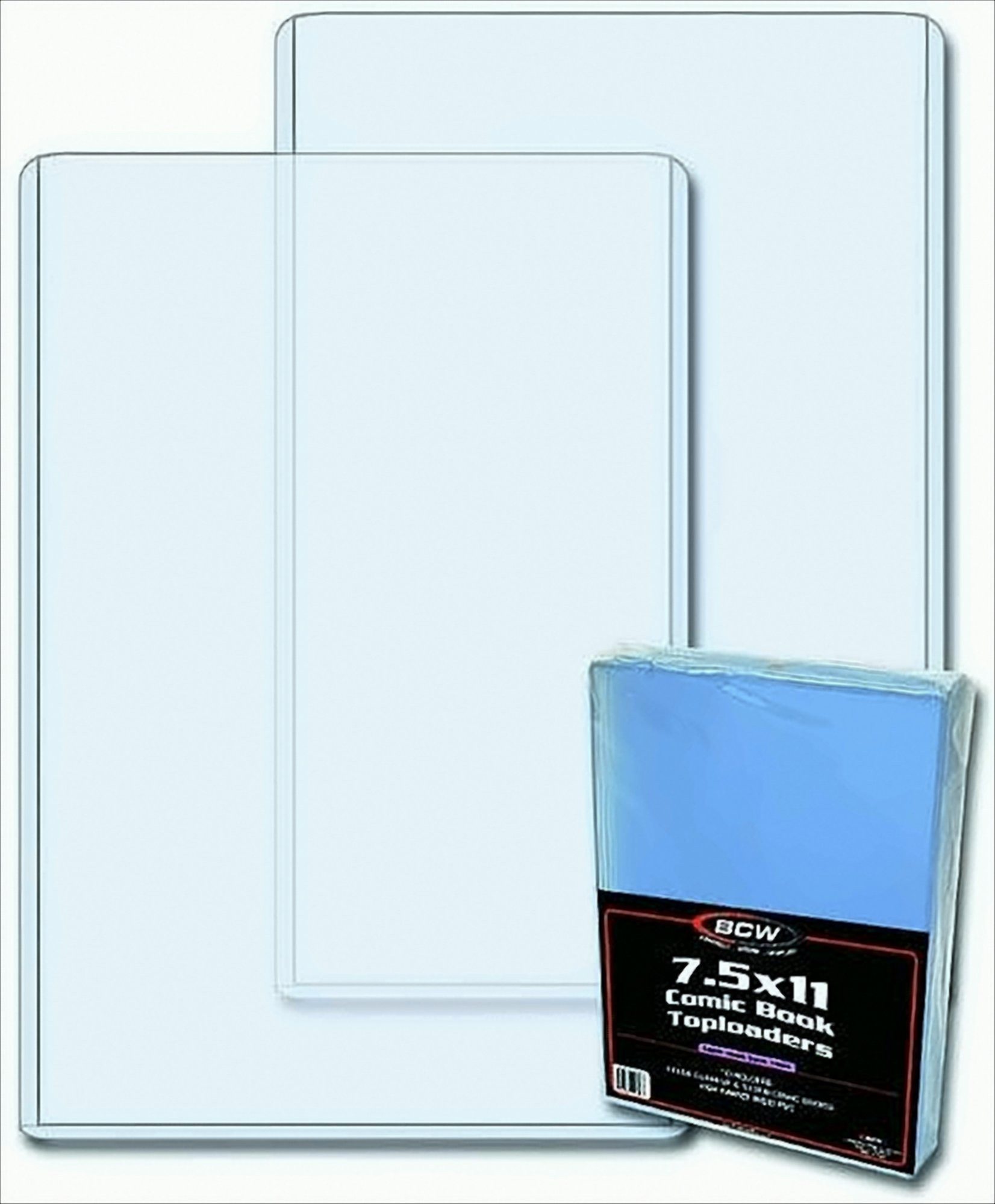 BCW Sammelkarte BCW Comic Book Toploads Current/Silver (10 ct)
