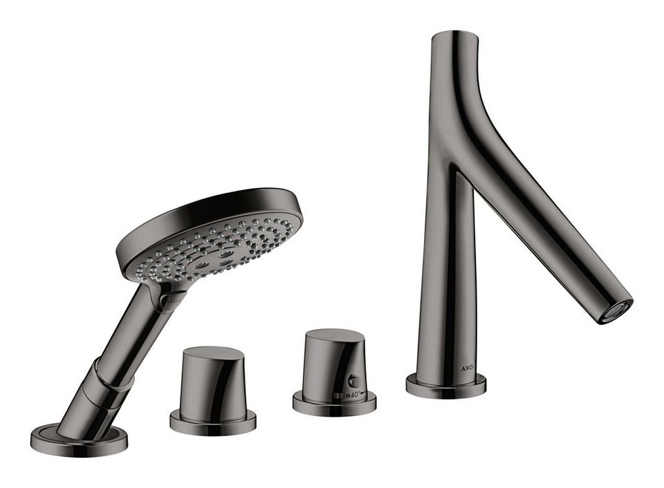 Hansgrohe Wannenarmatur Axor Starck Organic 4 Loch Wannenrandarmatur