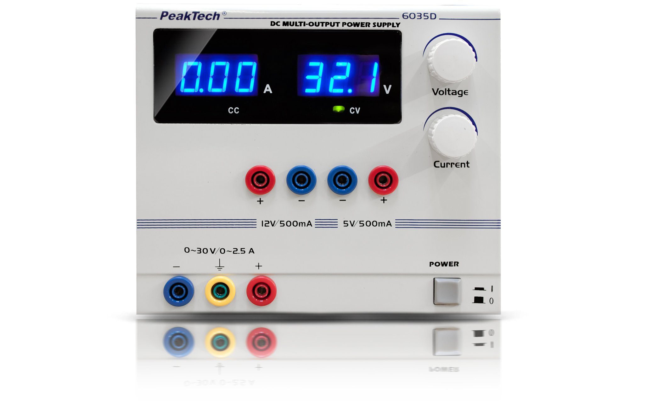 PeakTech PeakTech 6035 D: DC Linear Labornetzgerät ~ 0 - 30 V / 0 - 2,5 ...