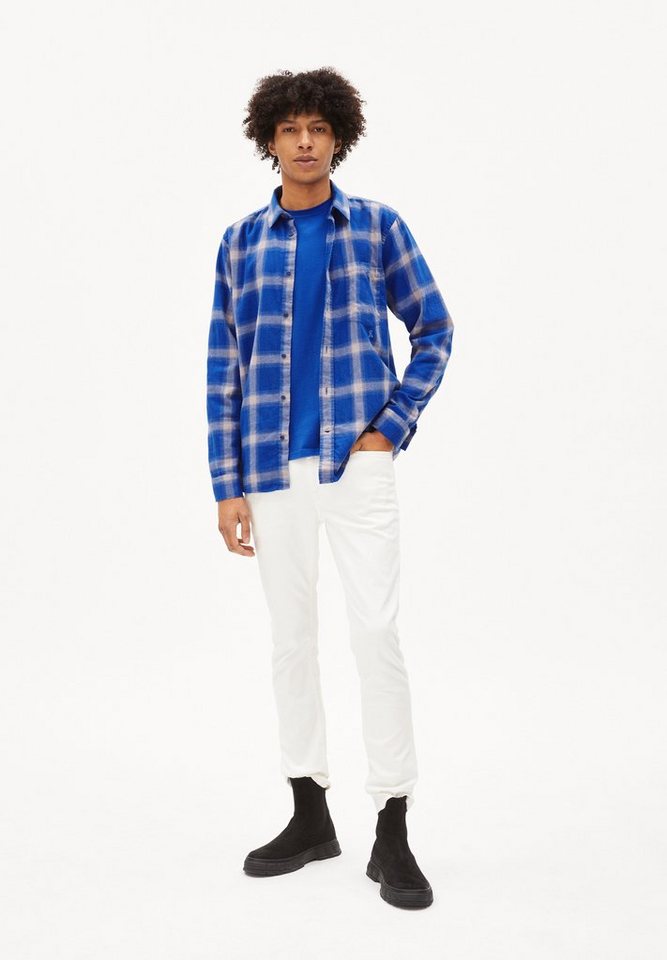 Armedangels Langarmhemd Skovaa Herren Hemd Relaxed Fit Aus Bio