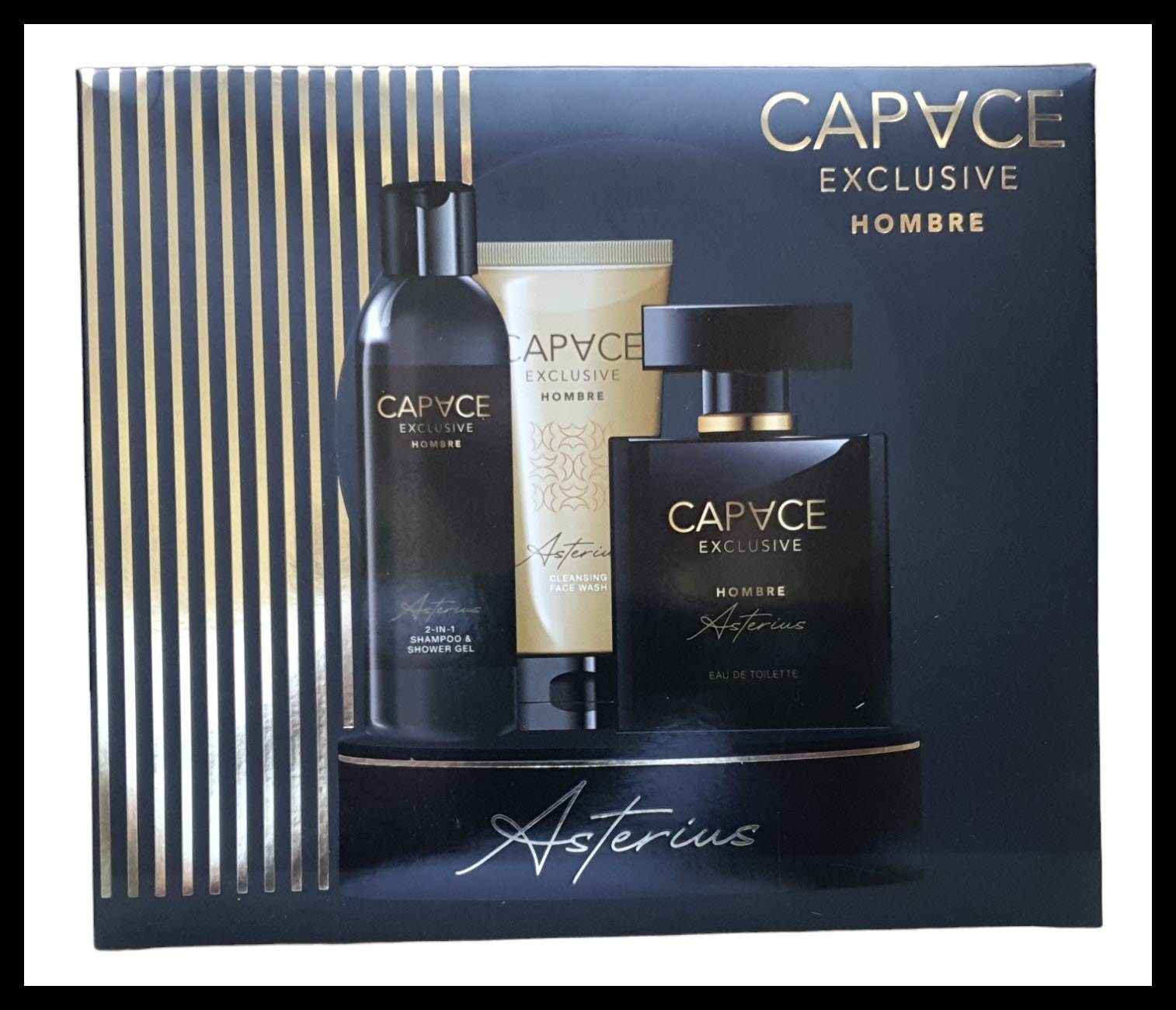 Spectrum Eau de Parfum Capache Geschenkset SPA Men 3 tlg. 350 ml
