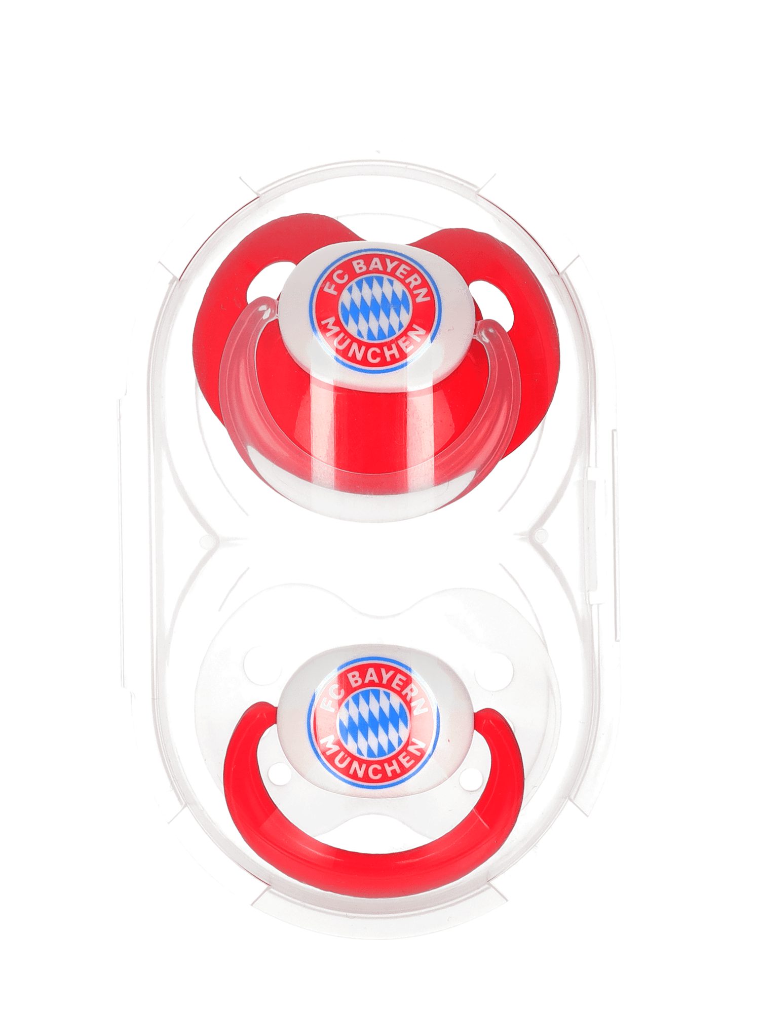 FC Bayern München Schnuller FC Bayern Schnuller Logo 0-6 Monate 2er-Set ...
