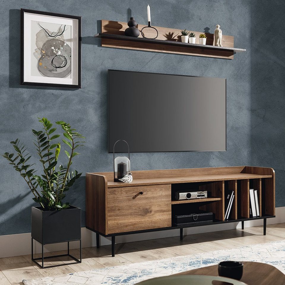 Lomadox Wohnzimmer Set Varedo 132 Mega Spar Set 2 St 2 Tlg Tv Im