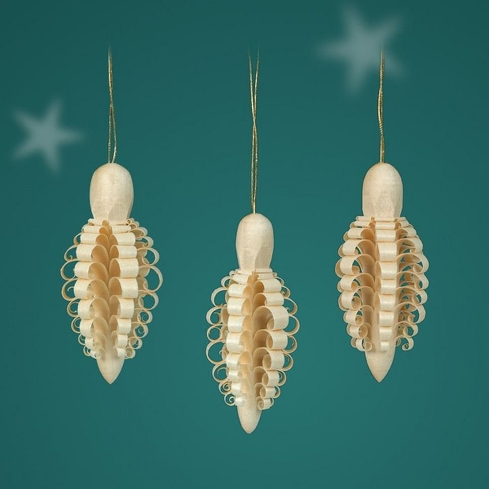 Christbaumschmuck Baumbehang Spanbaum 3er Set Bxhxt6x2x2cm Neu Aus