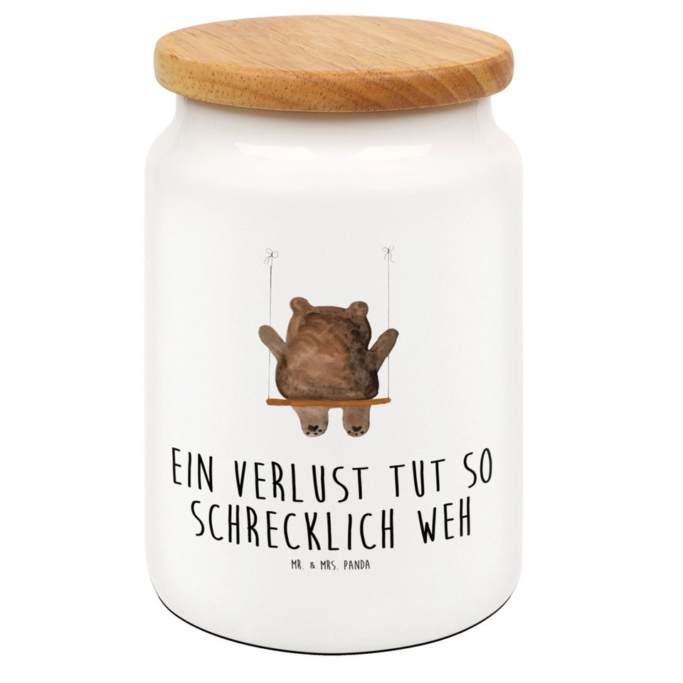 Mr And Mrs Panda Vorratsdose Bär Schaukel Weiß Geschenk