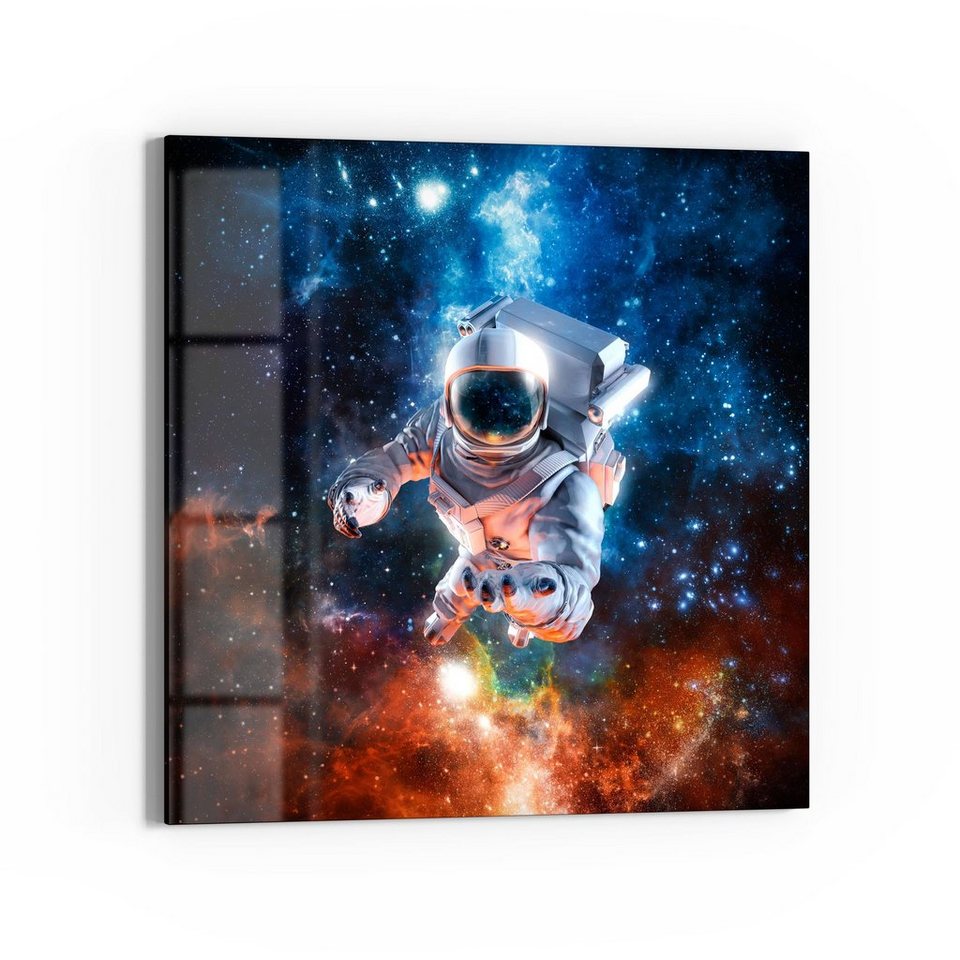 DEQORI Glasbild 'Schwereloser Astronaut', 'Schwereloser Astronaut ... DEQORI Glasbild 'Schwereloser Astronaut', 'Schwereloser Astronaut ...