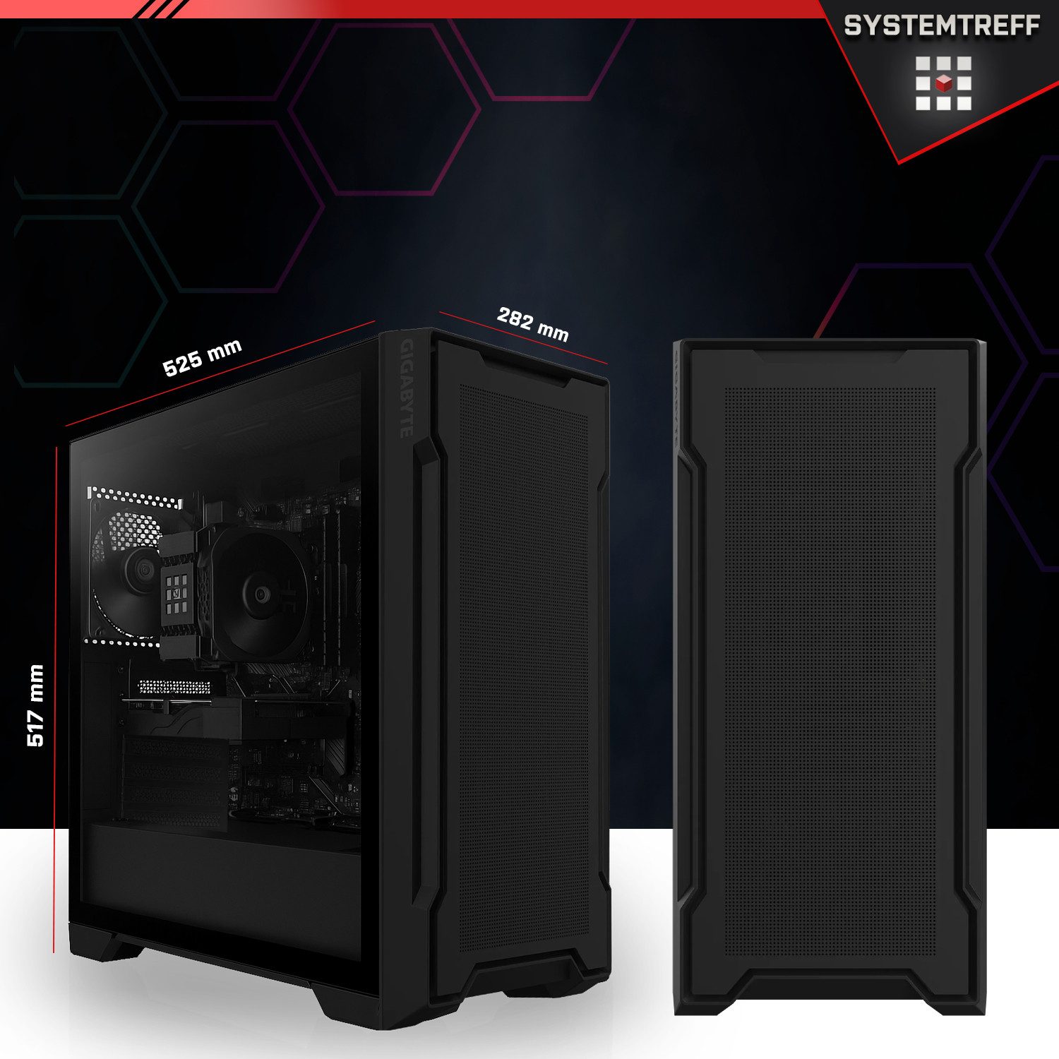 SYSTEMTREFF Mini Mini-PC (Intel 235 235, GeForce RTX 3050, 16 GB RAM ...