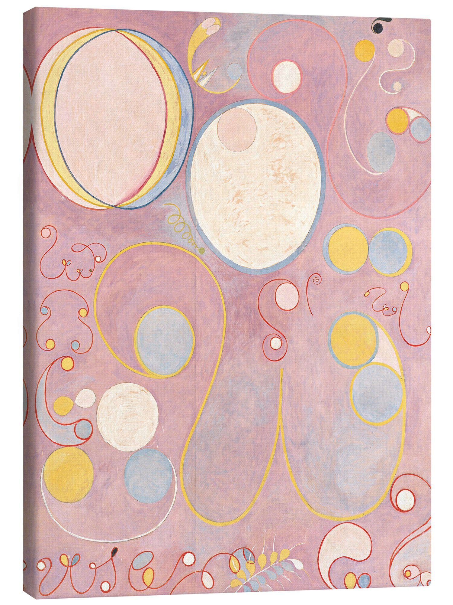Posterlounge Leinwandbild Hilma Af Klint Die Zehn Größten Nr 8