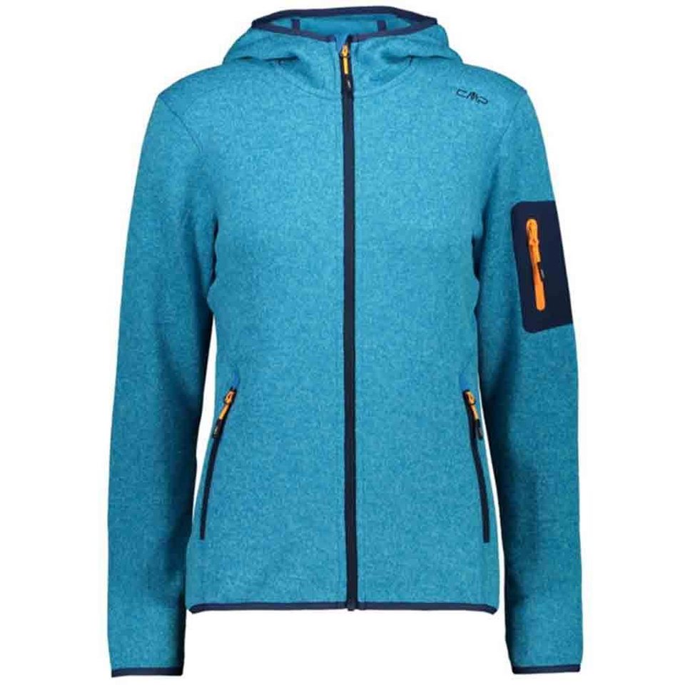 Cmp Strickfleecejacke Cmp Damen Strickfleecejacke Mit Kapuze 3h19826 09l