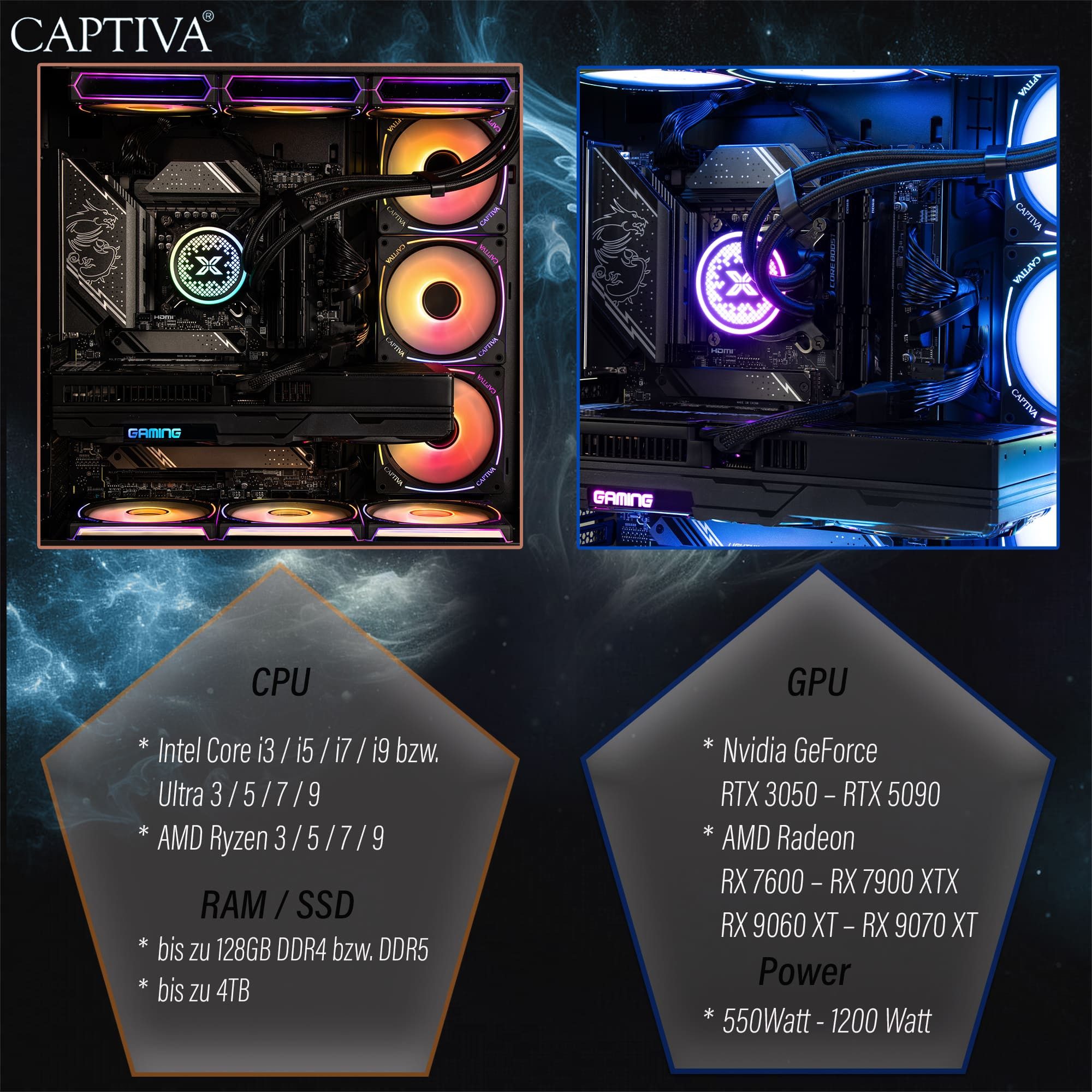 CAPTIVA Highend Gaming I93-647 Gaming-PC, Desktop PC