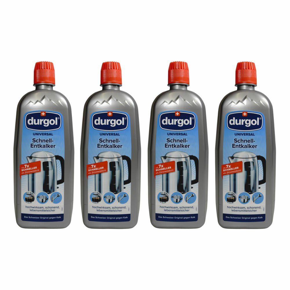 Durgol Universall Schnell 4 x 750 ml Flüssigentkalker (Set), Wirkt ...