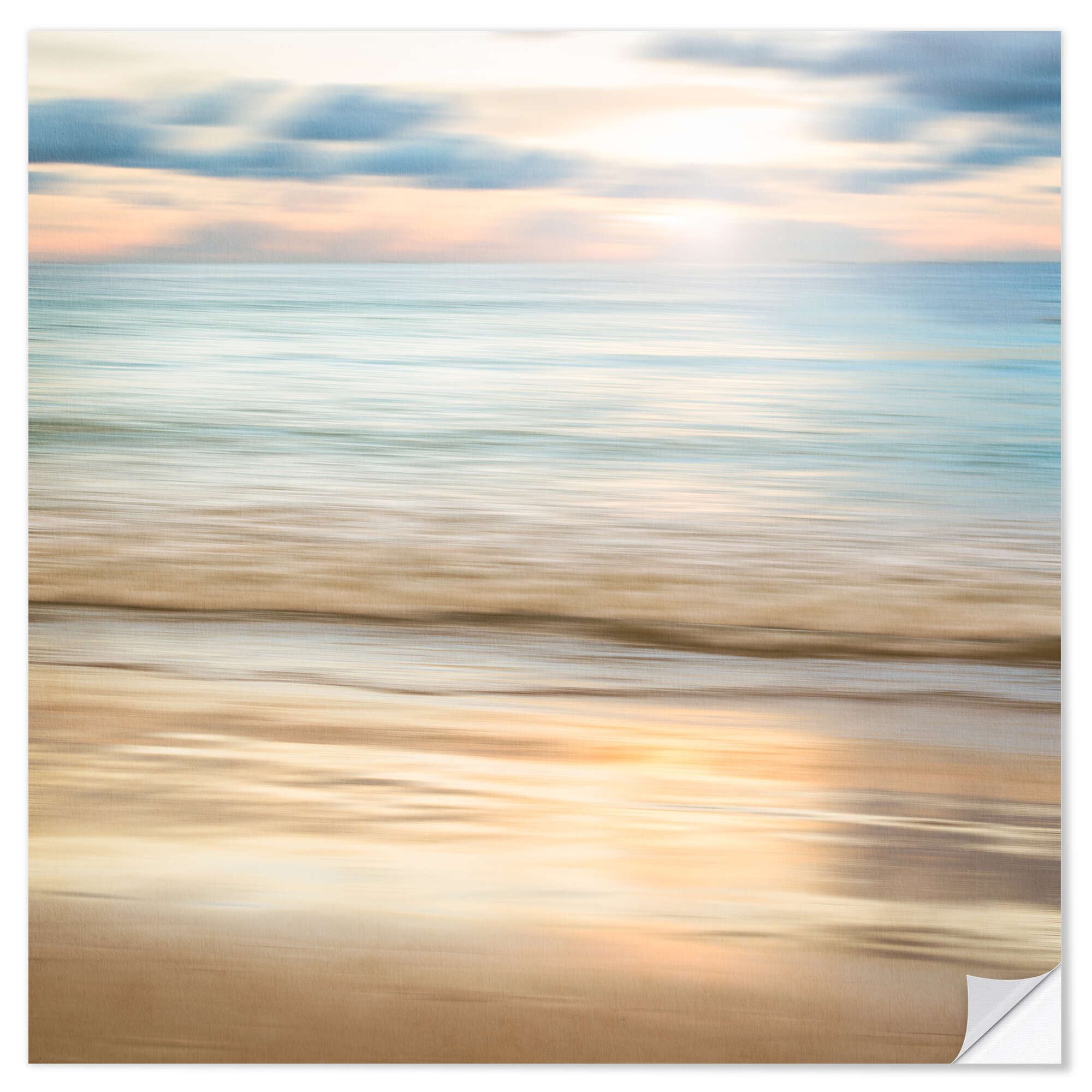 Posterlounge Wandfolie Editors Choice, Sanfte Wellen I, Badezimmer Fotografie