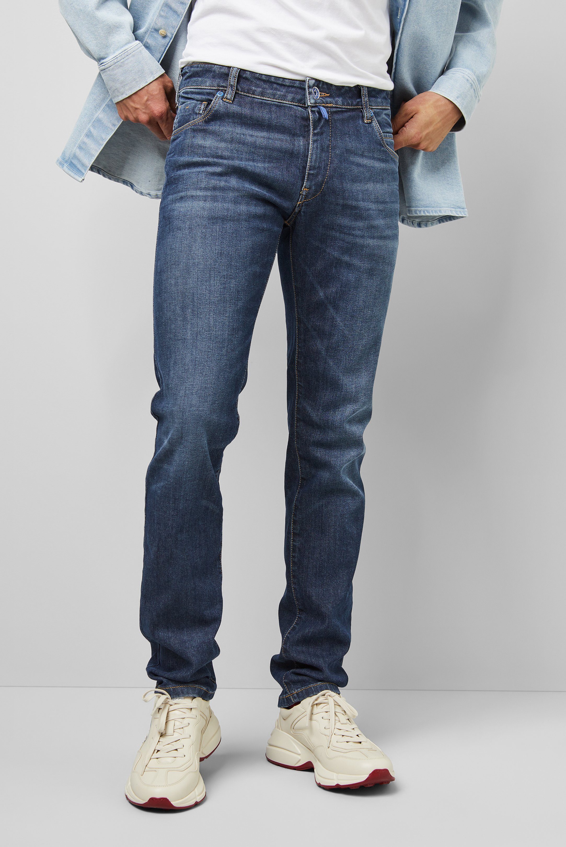 MEYER 5-Pocket-Jeans M5 Slim Fit Super Stretch Performance Denim