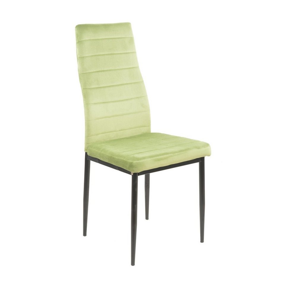 Hti Living Esszimmerstuhl Stuhl Memphis Velvet Hellgrün Stück 1 St